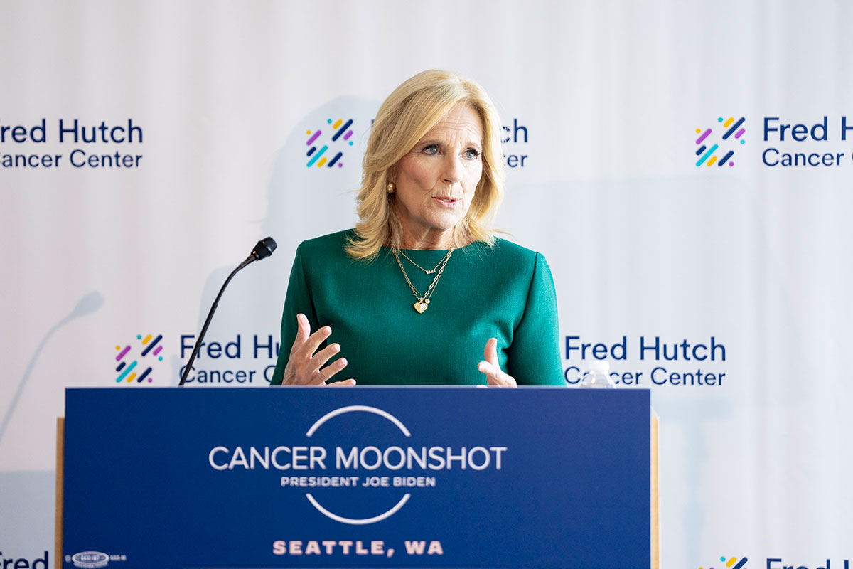 First Lady Jill Biden: ‘Your work will change and save lives’ | Fred ...
