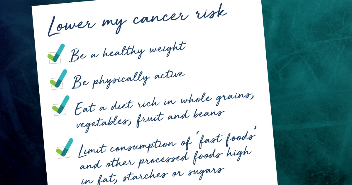 Top 10 tips to cut your cancer risk | Fred Hutchinson Cancer Center