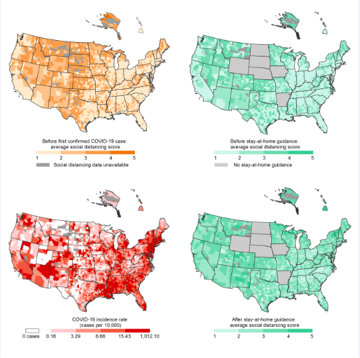 Effects of social distancing on COVID-19 incidence and mortality rates ...