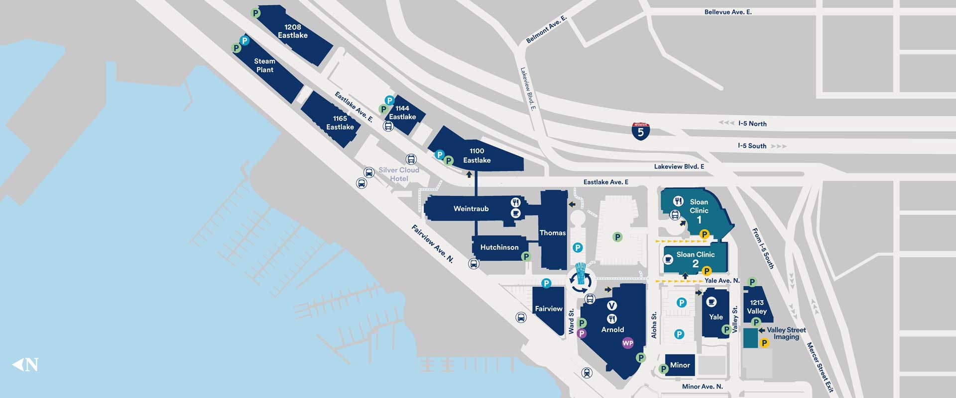 Campus Map | Fred Hutchinson Cancer Center