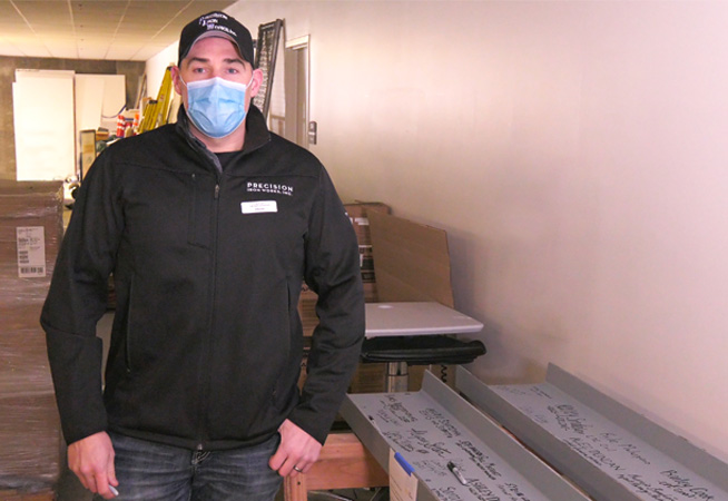 For SCCA patient Cade Marshall, providing the steel for a new clinic ...