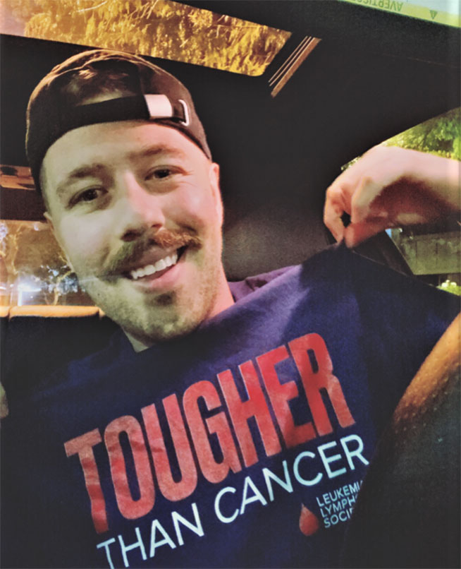 At 27, Matt faced his third bout of cancer, this time hodgkin lymphoma ...