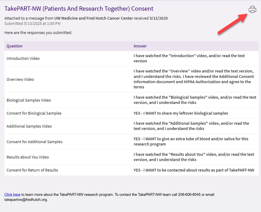 TakePART-NW | Fred Hutchinson Cancer Center